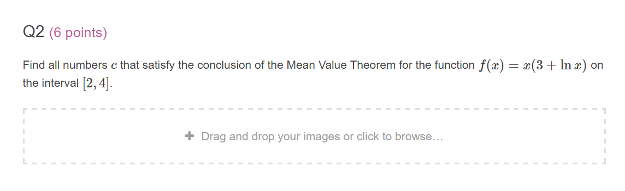 Solved Find all numbers c that satisfy the conclusion of the | Chegg.com