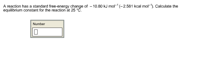 Solved A reaction has a standard free-energy change of | Chegg.com