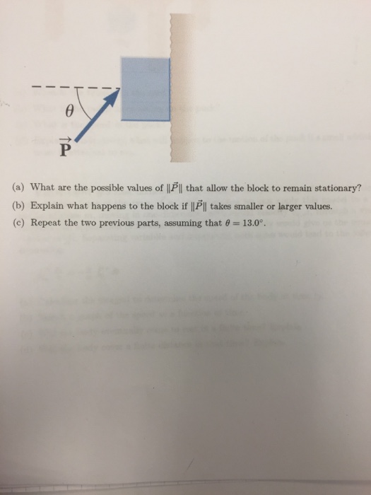 Solved In the figure below a 3kg block is being pushed up | Chegg.com