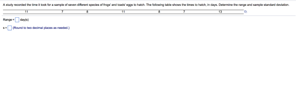 Solved Provided below is a simple data set for you to | Chegg.com