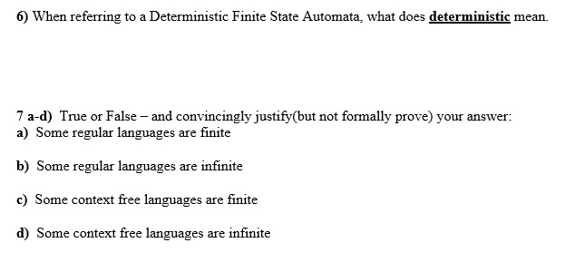 Solved When referring to a Deterministic Finite State | Chegg.com