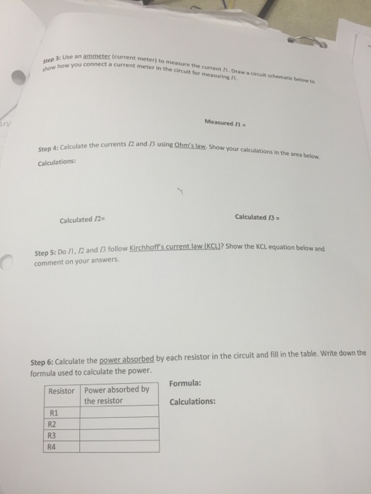 Solved Implement the following circuit on breadboard and | Chegg.com