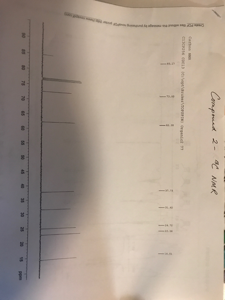 Solved Attached is a set of spectra (IR, 1H NMR, 13C NMR, | Chegg.com