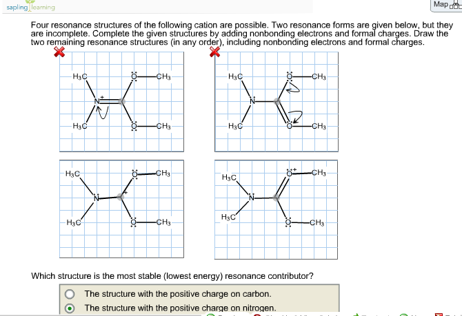 Draw Two Resonance Structures Of The Cation Shown Below Blackbodyart