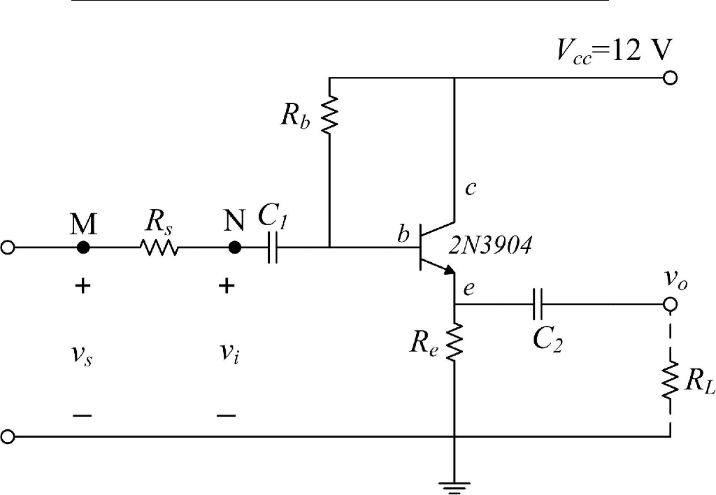 Solved The common collector BJT ampli er, also called | Chegg.com
