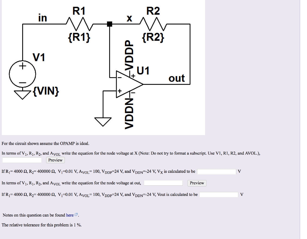 Solved R1 R2 in IR1) V1 out fVIN) For the circuit shown | Chegg.com