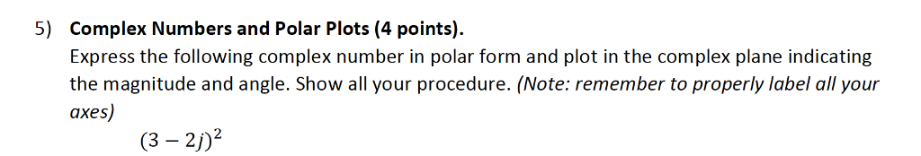 Solved Express the following complex number in polar form | Chegg.com