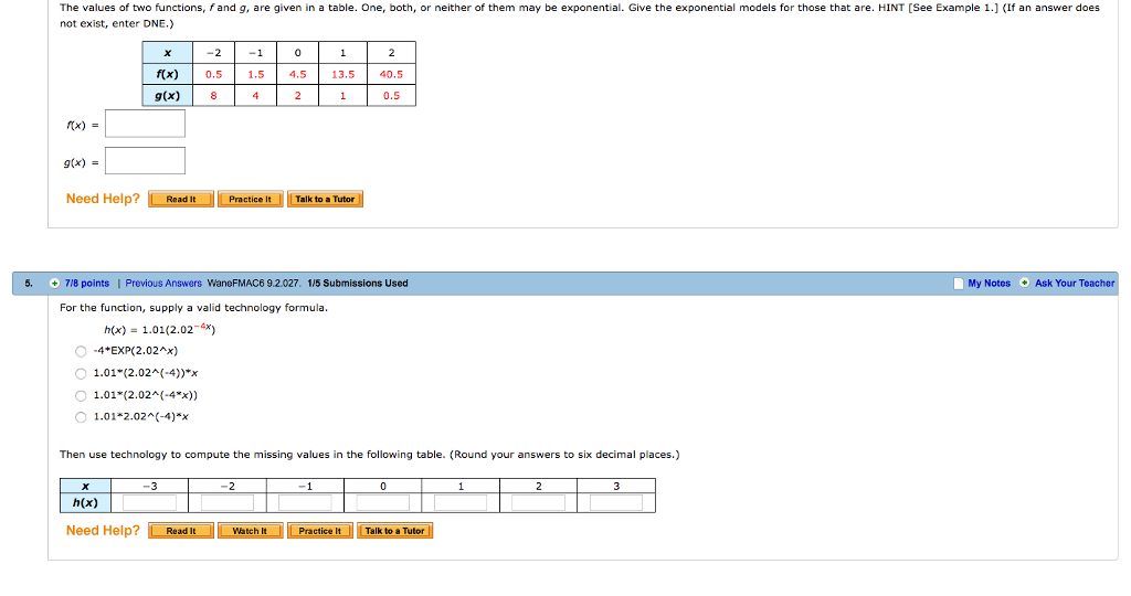Solved Help please! Please include steps not just answers, I | Chegg.com