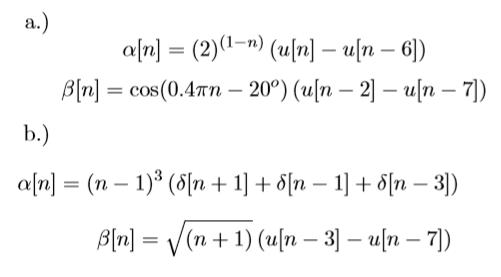 Solved Use Matlab And The Conv Command To Calculate 5483