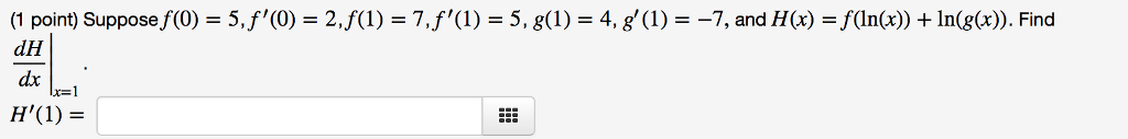 Solved Suppose f(0) = 5, f'(0) = 2, f(1) = 7, f'(1) = 5, | Chegg.com