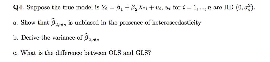Solved Suppose The True Model Is Y i Beta i Beta 2 X 2i Chegg solved-suppose-the-true-model-is-y-i-beta-i-beta-2-x-2i-chegg