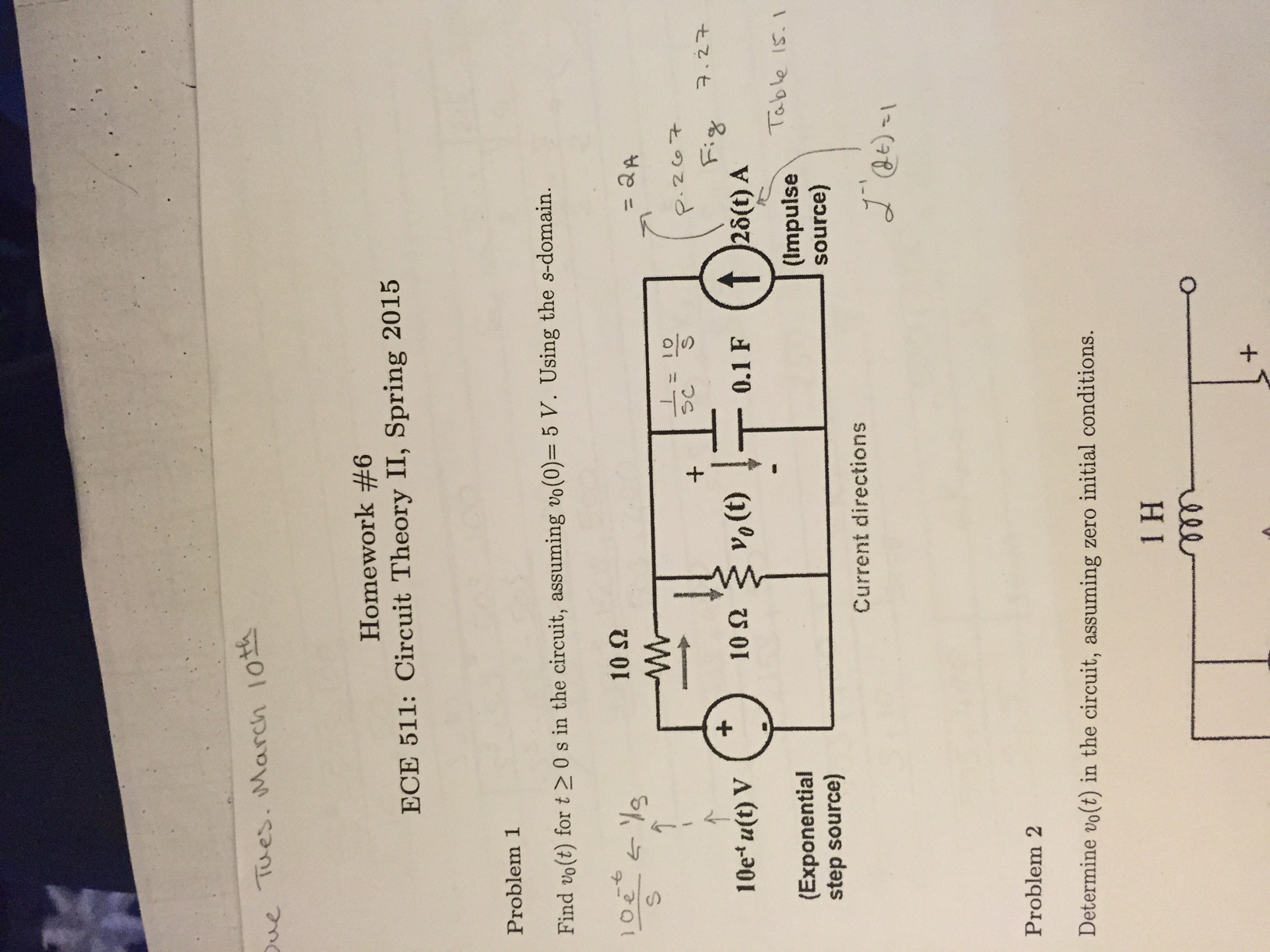 Solved Find v0(t) for t >= 0 s in the circuit, assuming | Chegg.com