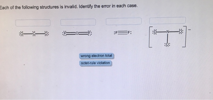 Solved: Each Of The Following Structures Is Invalid. Ident... | Chegg.com