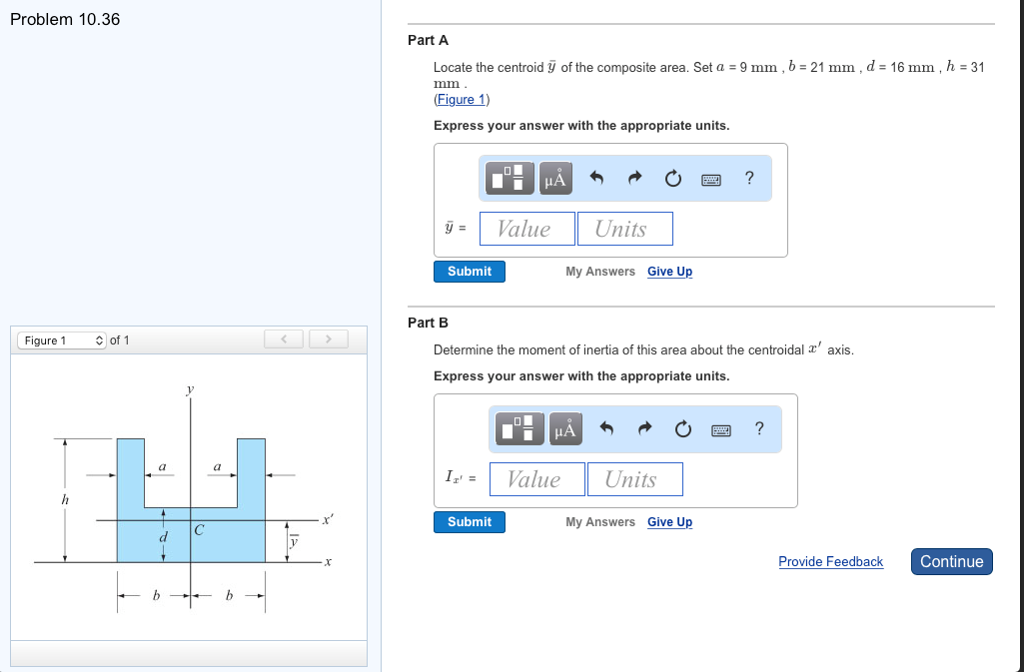 Solved Locate the centroid x of the cross-sectional area | Chegg.com