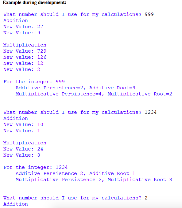 Solved Example during development: What number should I use | Chegg.com