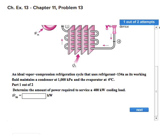 Solved An ideal vapor-compression refrigeration cycle that | Chegg.com