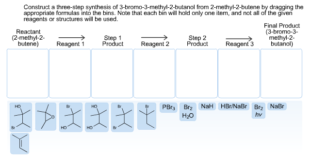 Solved Construct a three-step synthesis of | Chegg.com