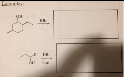 Solved Examples: H TsCl Pyridine TsCl OH Pyridine | Chegg.com