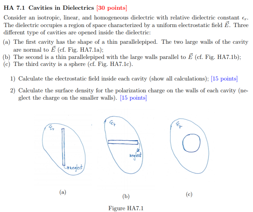 Solved Consider an isotropic, linear, and homogeneous | Chegg.com