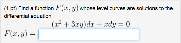 Solved Find a function F(x, y) whose level curves are | Chegg.com