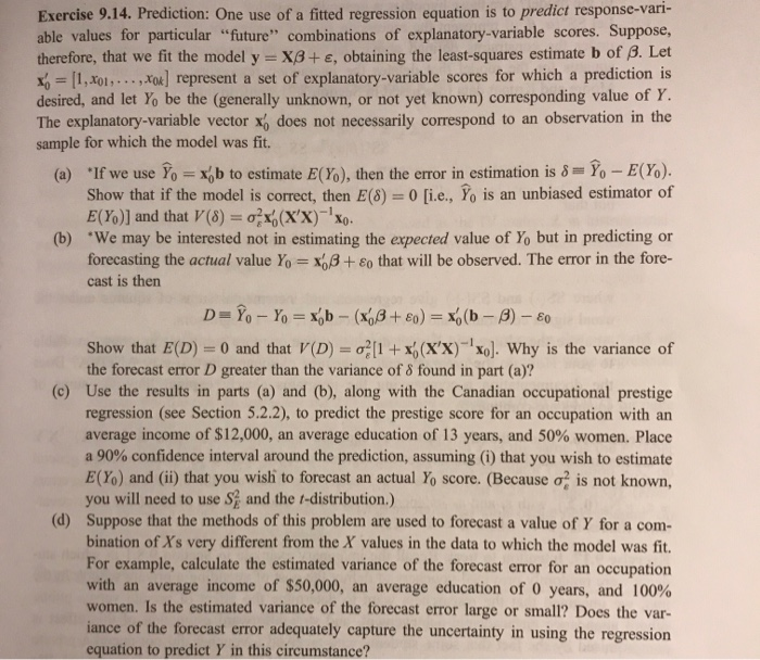 Solved Edit question Applied Regression Analysis And | Chegg.com