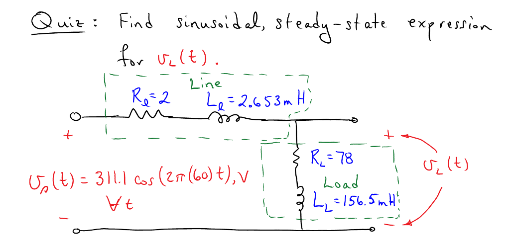 Solved Find sinusoidal steady state expression for u_L(t). | Chegg.com
