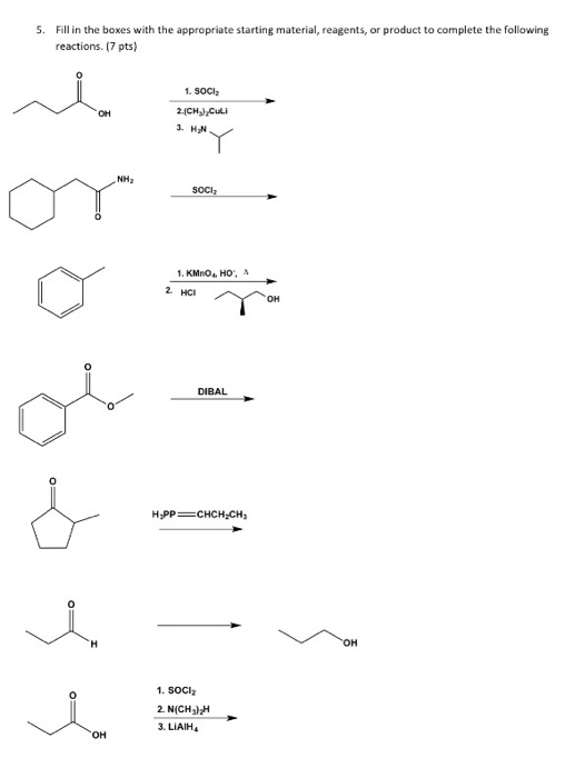 Solved Fill in the boxes with the appropriate starting | Chegg.com
