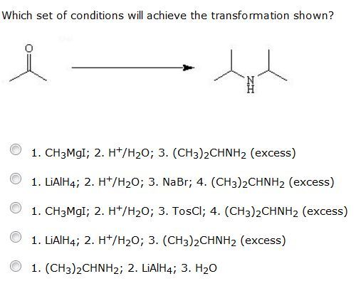 Solved Which set of conditions will achieve the | Chegg.com