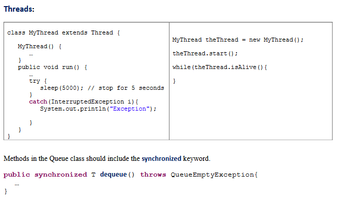 Solved [JAVA] Airport Simulator using Queues and Threads. | Chegg.com