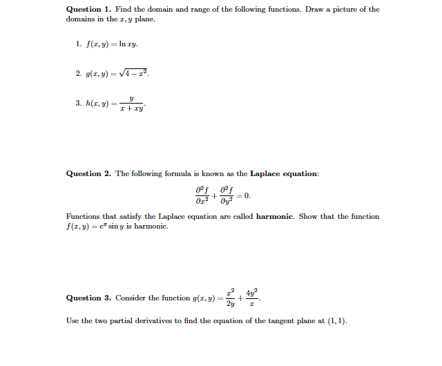 Solved Functions that satisfy the Laplace equation are | Chegg.com