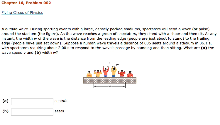 Solved A human wave. During sporting events within large, | Chegg.com