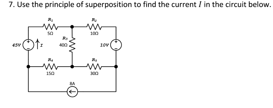 Solved Use the principle of superposition to find the | Chegg.com