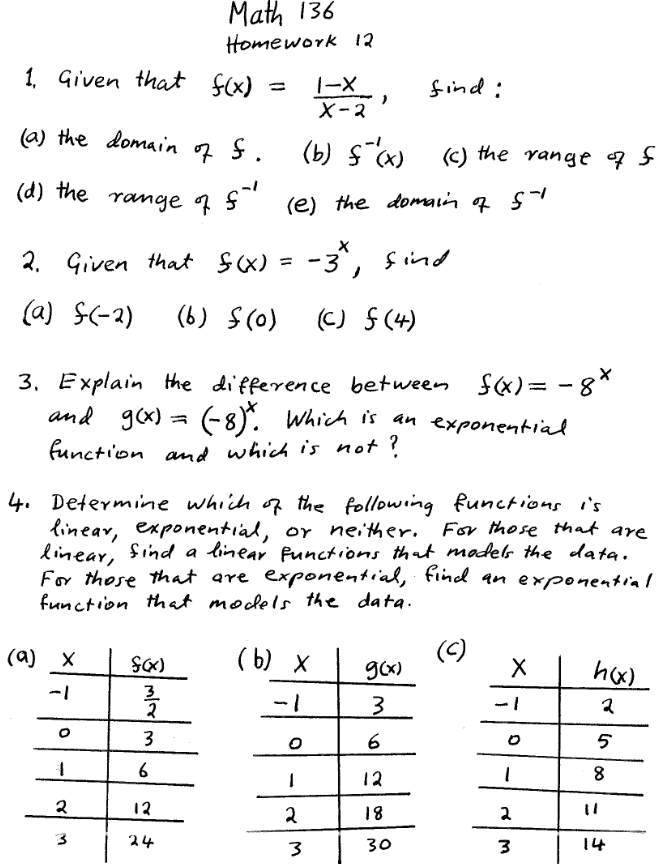 Solved Math 136 l Given that Sx)- 1-X, sind: (a) the domain | Chegg.com