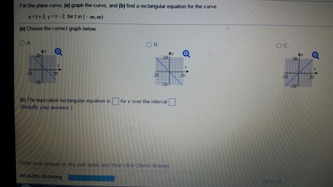 Solved For the plane curve. al graph the curve, and (b) find | Chegg.com