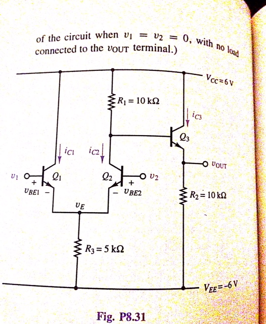 8.31 The circuit ofFig. P8.31 functions as a rudimen | Chegg.com