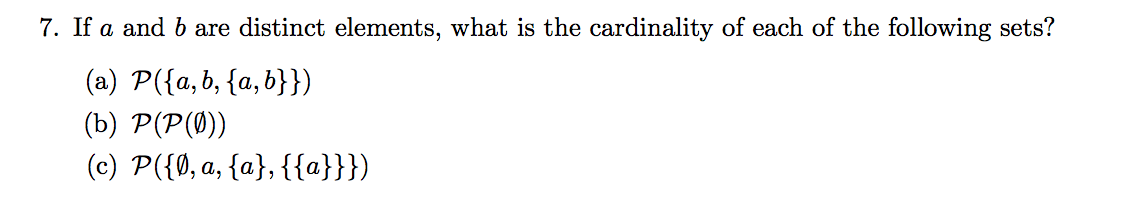 Solved If a and b are distinct elements, what is the | Chegg.com