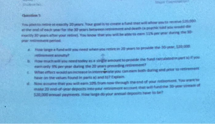 you plan to resire its easily 20 years. Your goal is | Chegg.com