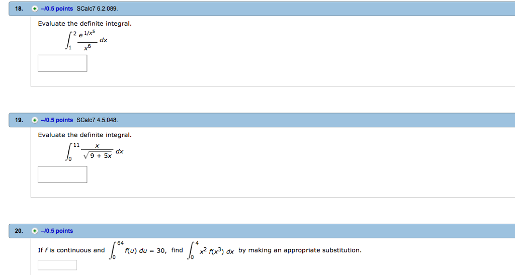 Solved Evaluate the definite integral. integral_1^2 | Chegg.com Solved Evaluate the definite integral. integral_1^2 | Chegg.com