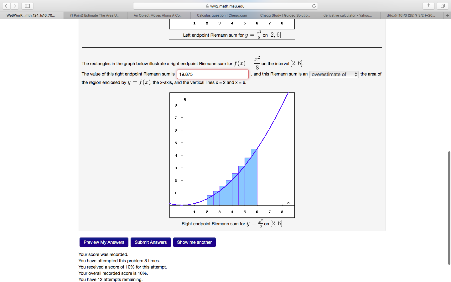 Solved The rectangles in the graph below illustrate a left | Chegg.com