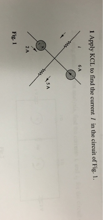 Solved Apply KCL to find the current I in the circuit of | Chegg.com