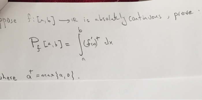 Solved This is a real analysis question. Please help with a | Chegg.com