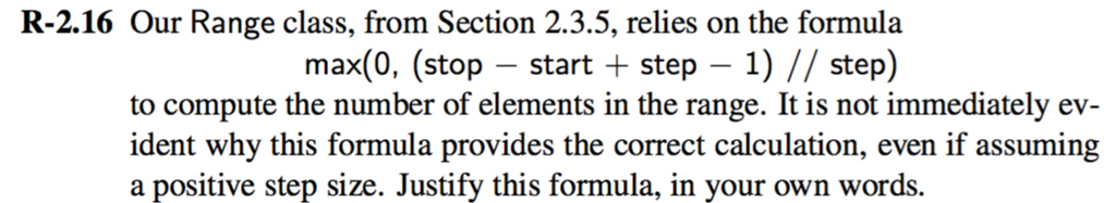 Solved R-2.13 Exercise R-2.12 asks for an implementation of | Chegg.com