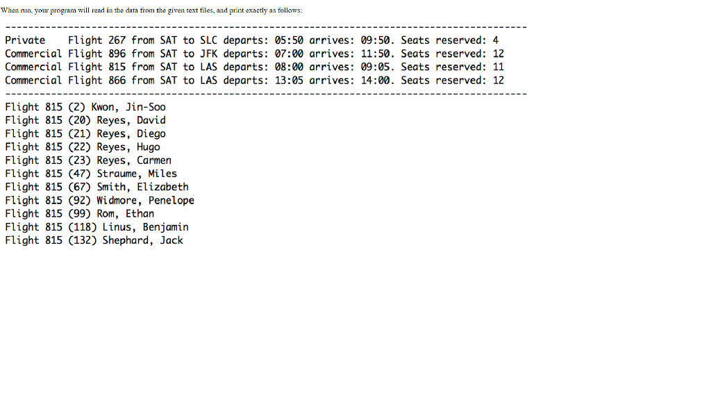 Solved NEED JAVA HELP! Task: Create a basic flight | Chegg.com
