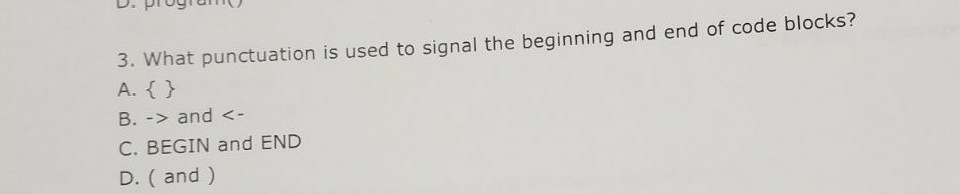 Solved 3. What punctuation is used to signal the beginning | Chegg.com
