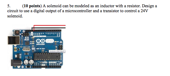 Solved 5. (10 points) A solenoid can be modeled as an | Chegg.com