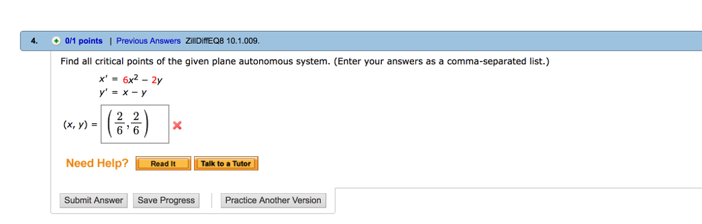Solved Find all critical points of the given plane | Chegg.com