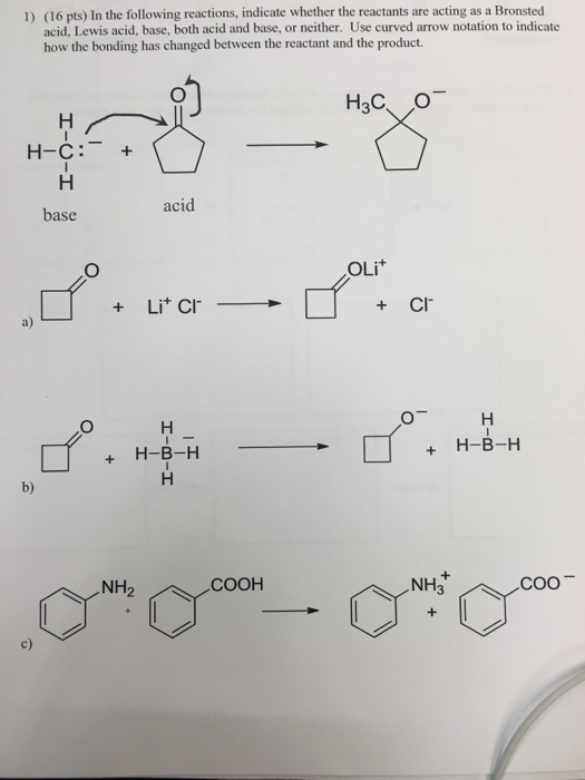 Solved In the following reactions, indicate whether the | Chegg.com Solved In the following reactions, indicate whether the | Chegg.com