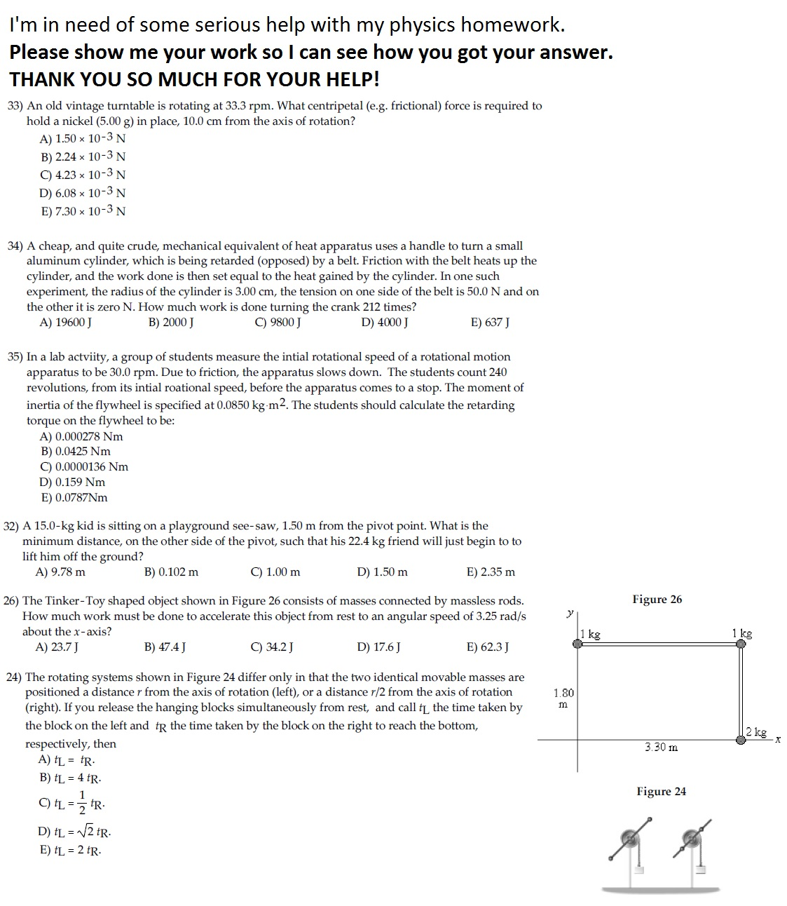 Solved An old vintage turntable is rotating at 33.3 rpm. | Chegg.com