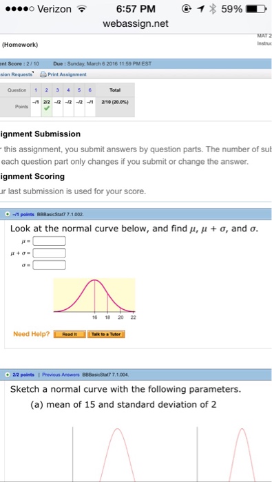 Solved Look at the normal curve below, and find mu, mu + | Chegg.com