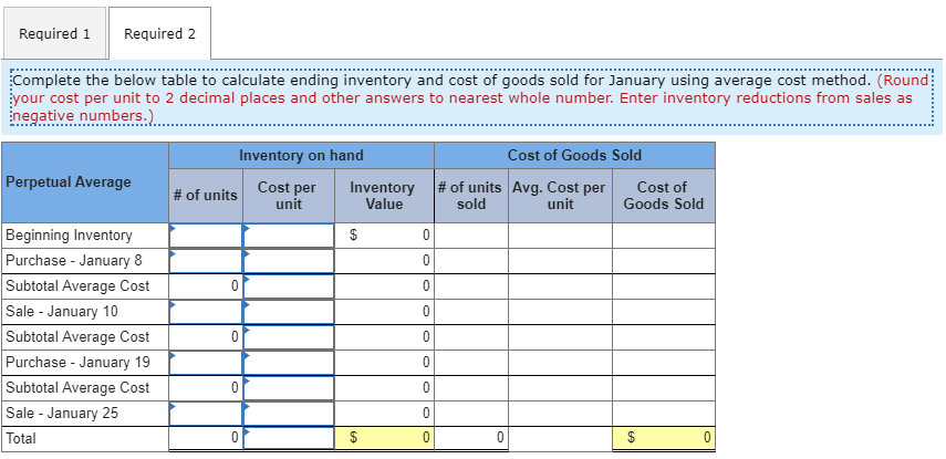 Solved Brief Exercise 8-7 Inventory cost flow methods; | Chegg.com